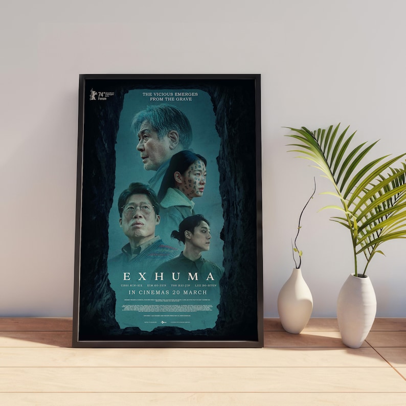 Exhuma Movie Poster 2024 Film Room Decor Wall Art Poster Gift Canvas ...