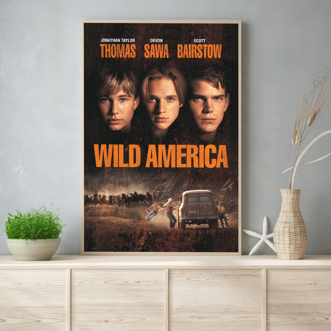 Wild America Movie Poster 1997 Film Room Decor Wall Art Poster Gift ...