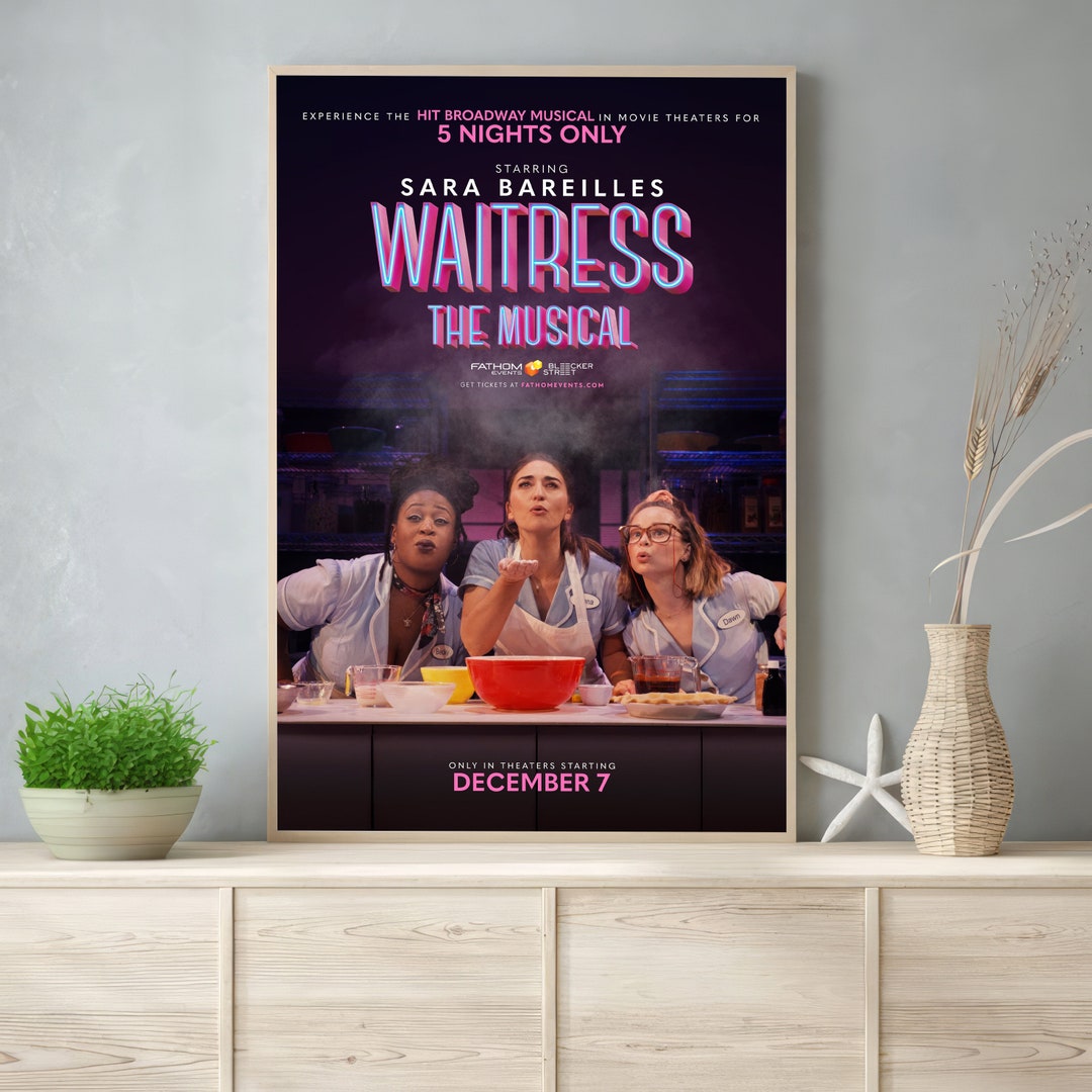 Waitress the Musical Movie Poster 2023 Film Room Decor Wall Art Poster ...