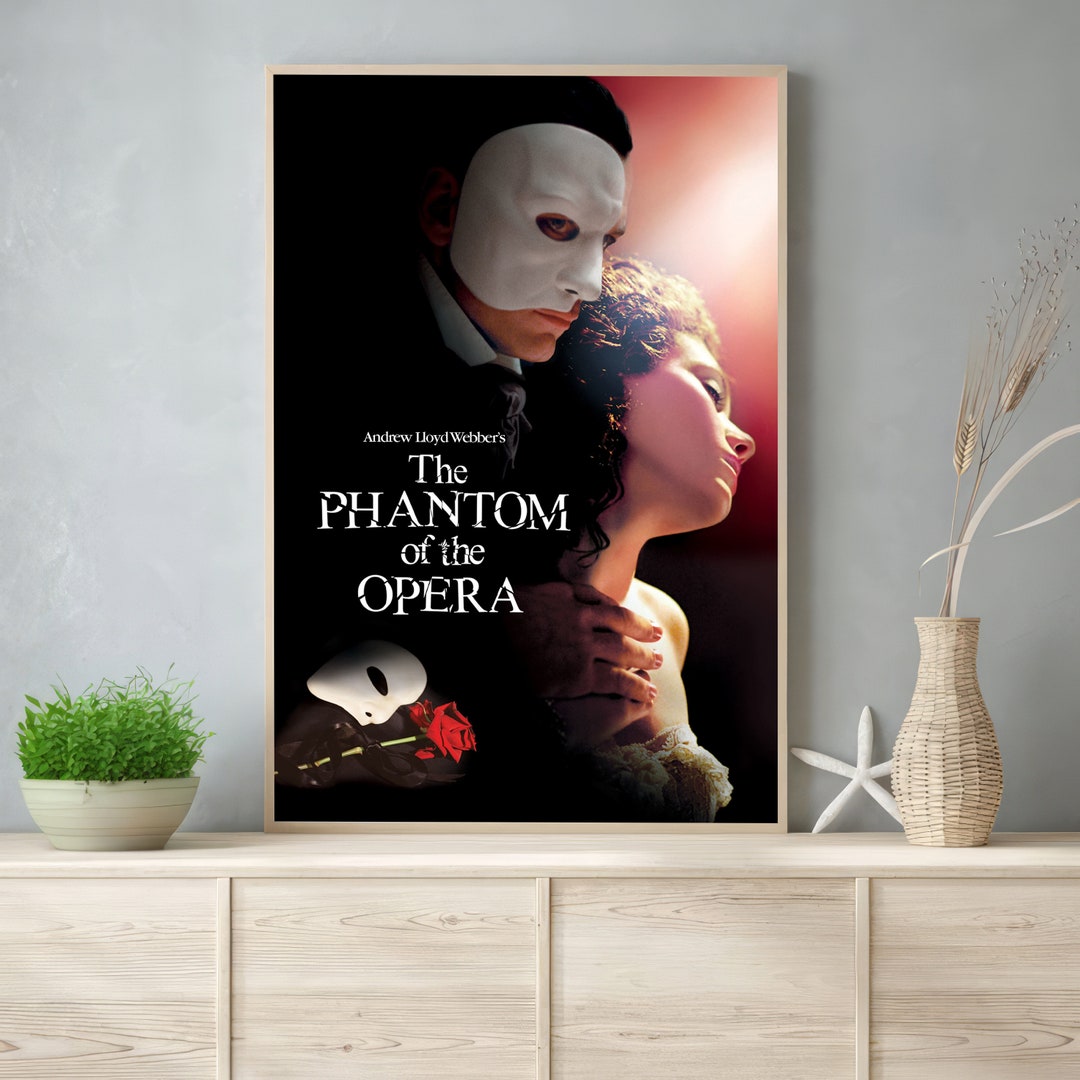 The Phantom of the Opera Movie Poster 2004 Film Room Decor Wall Art ...