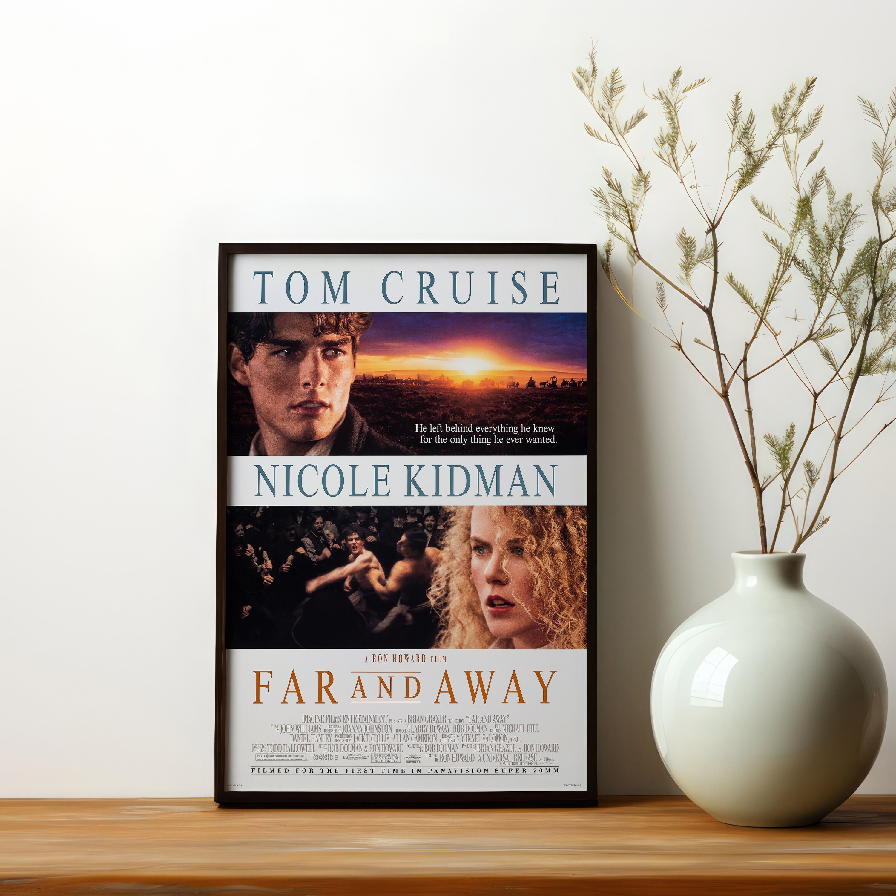 Far and Away Movie Poster 1992 Film Room Decor Wall Art Poster Gift ...