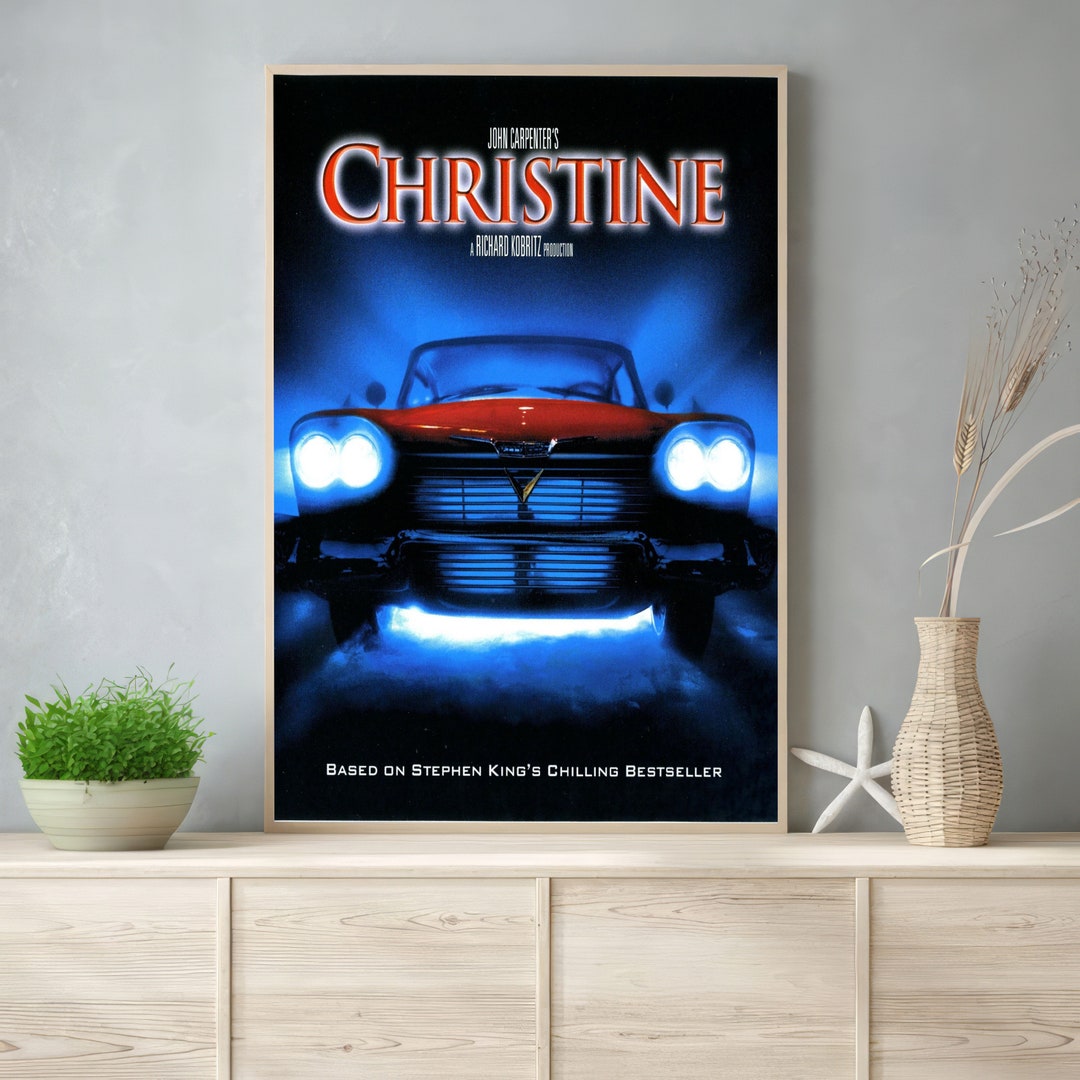 Christine Movie Poster 1983 Film Room Decor Wall Art Poster Gift Canvas ...