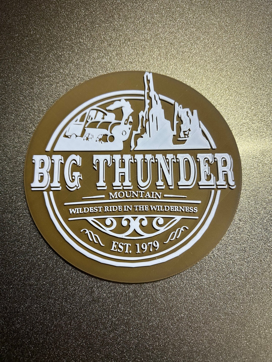 Disney's Big Thunder Mountain Plate Plaque - Etsy