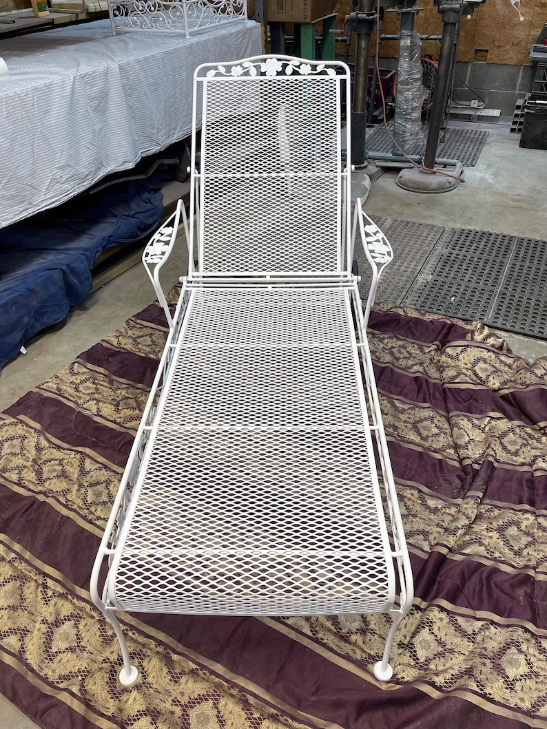 Vintage Wrought Iron Lounge Chairs at Andrew Gillan blog