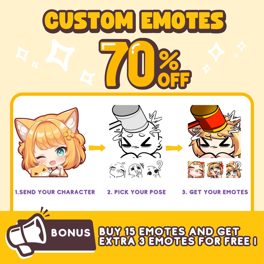 CUSTOM Twitch Emotes, Twitch Emote, Custom Emote, Kick Emotes, Animated ...