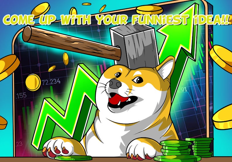 Meme Memecoin Art Custom Memecoin Cartoon Memecoin Cryptocurrency ...