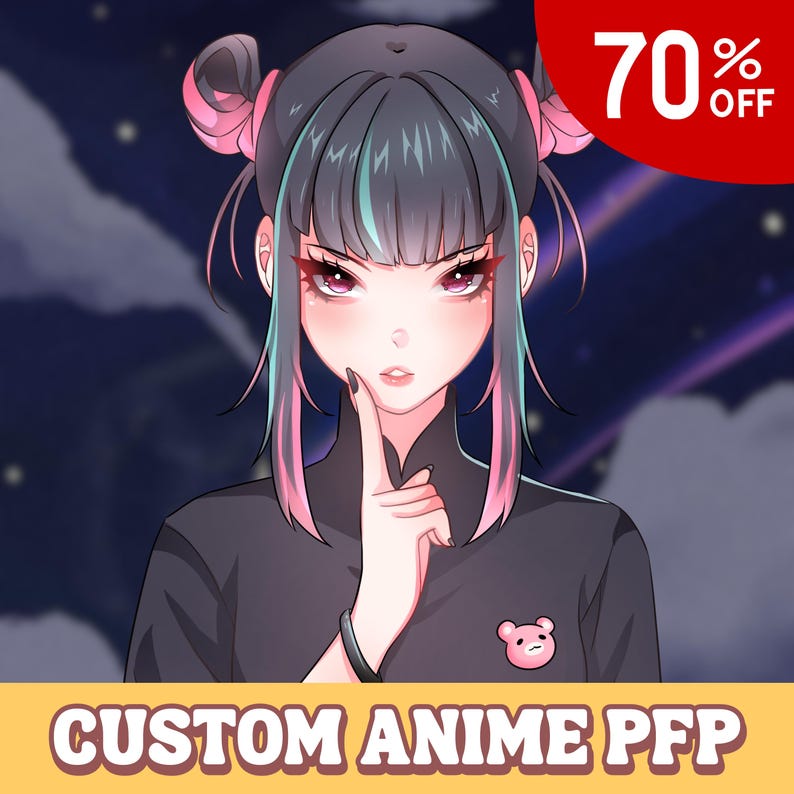CUSTOM Anime PFP, Anime Avatar, Anime PFP, Character Portrait, Anime ...