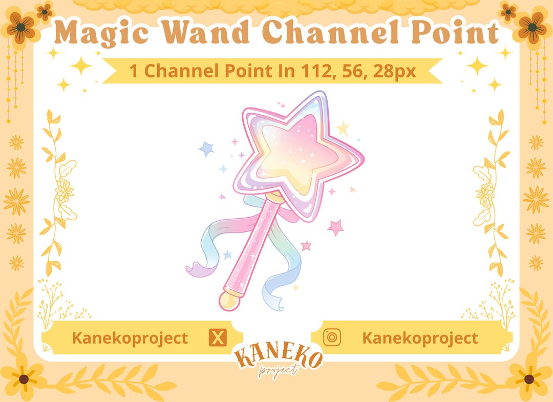 Magic Wand Twitch Channel Points, Twitch Channel Point Icon, Twitch ...