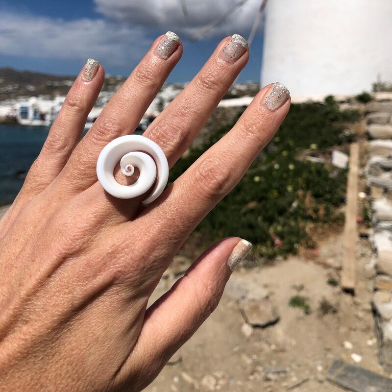 Seashell Ring - Etsy