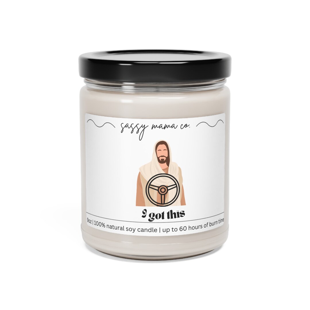 Jesus Take the Wheel Funny Candle Sarcasm Women Gift Men Gift Scented ...