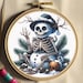 Snowman Skeleton Cross Stitch Pattern – Spooky Winter Embroidery PDF - Etsy