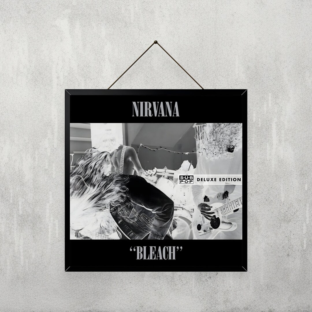 Nirvana Album Cover Poster-bleach deluxe Edition album Print-unframed ...