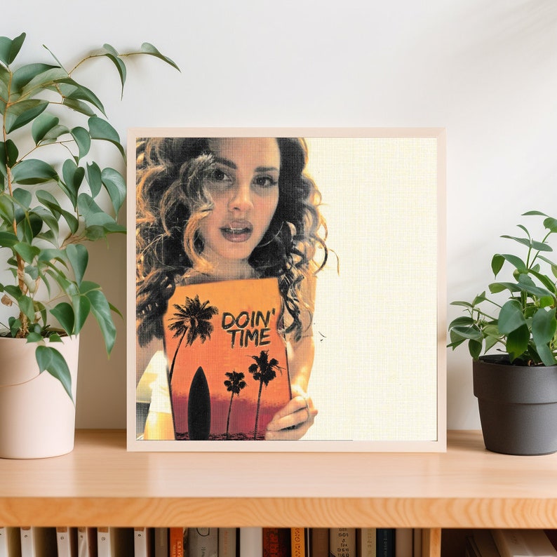 Lana Del Rey Album Cover Poster-doin' Time Single album Print-unframed ...