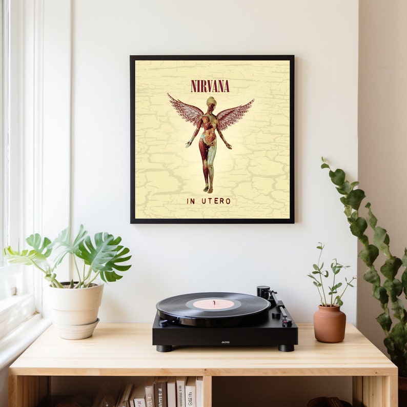 Nirvana Album Cover Poster In Utero 20th Anniversary Edition Album