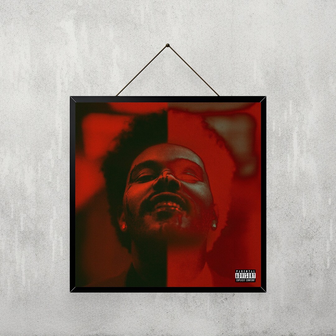 The Weeknd Album Cover Poster-after Hours deluxe album Print-unframed ...
