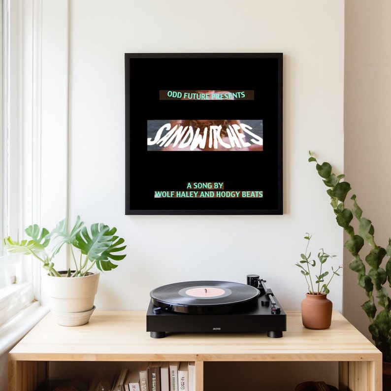 Tyler, the Creator Album Cover Poster-sandwitches feat. Hodgy Beats ...