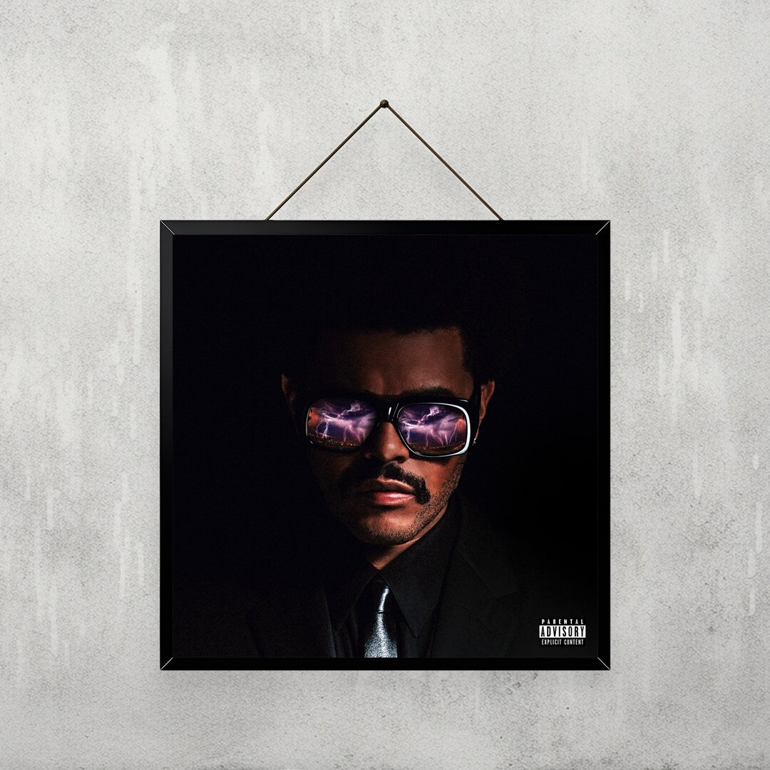 The Weeknd Album Cover Poster-after Hours remixes EP album Print ...