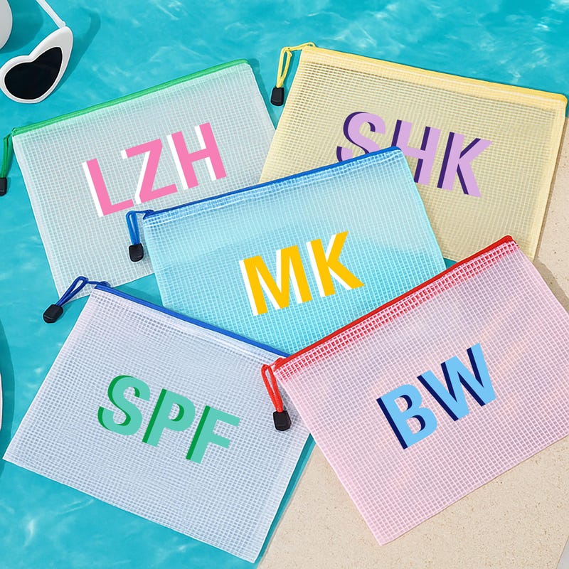 Pool Bag With Monogram - Etsy