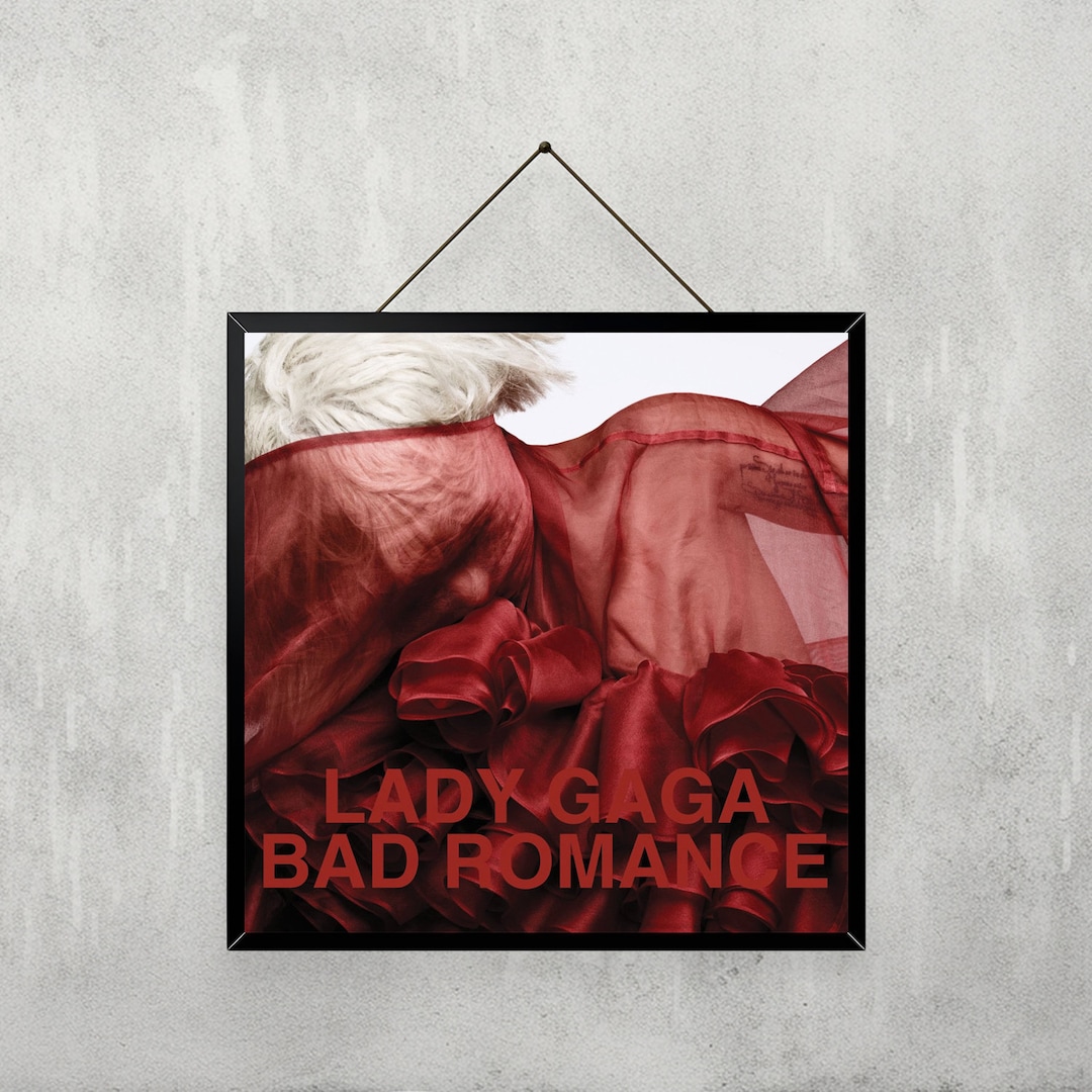 Lady Gaga Album Cover Poster-bad Romance Single album Print-unframed ...