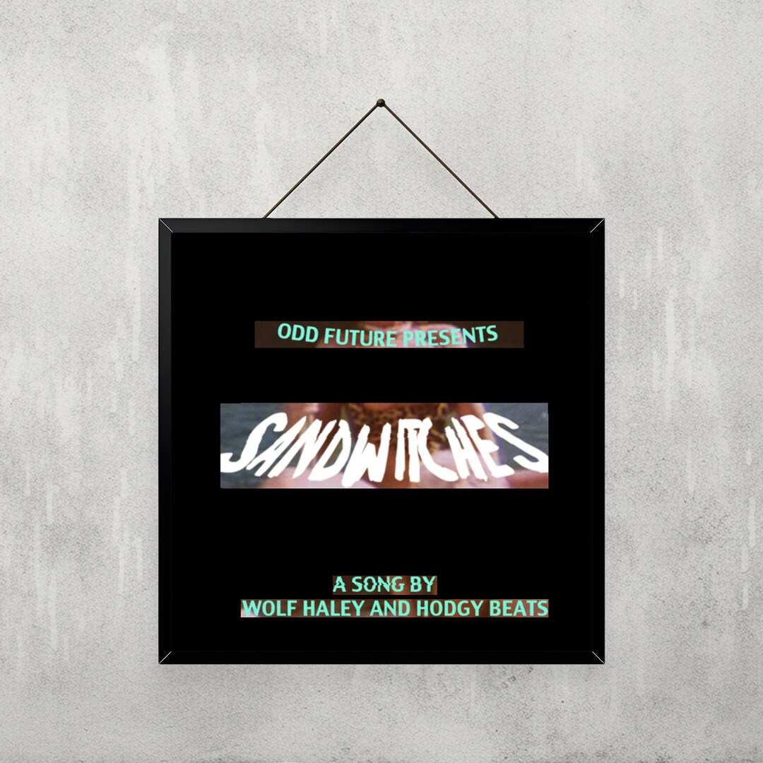 Tyler, the Creator Album Cover Poster-sandwitches feat. Hodgy Beats ...