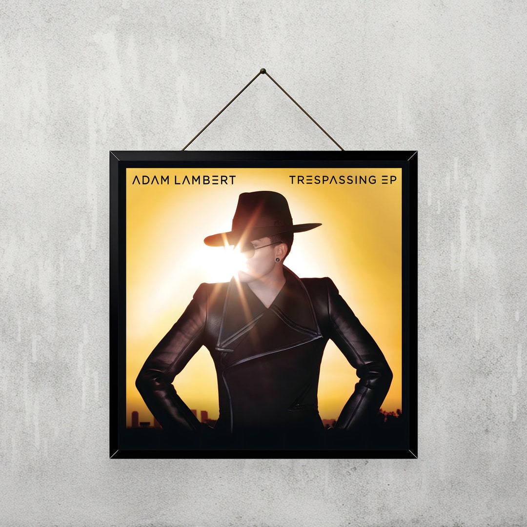 Adam Lambert Album Cover Poster-trespassing remixes album Print ...