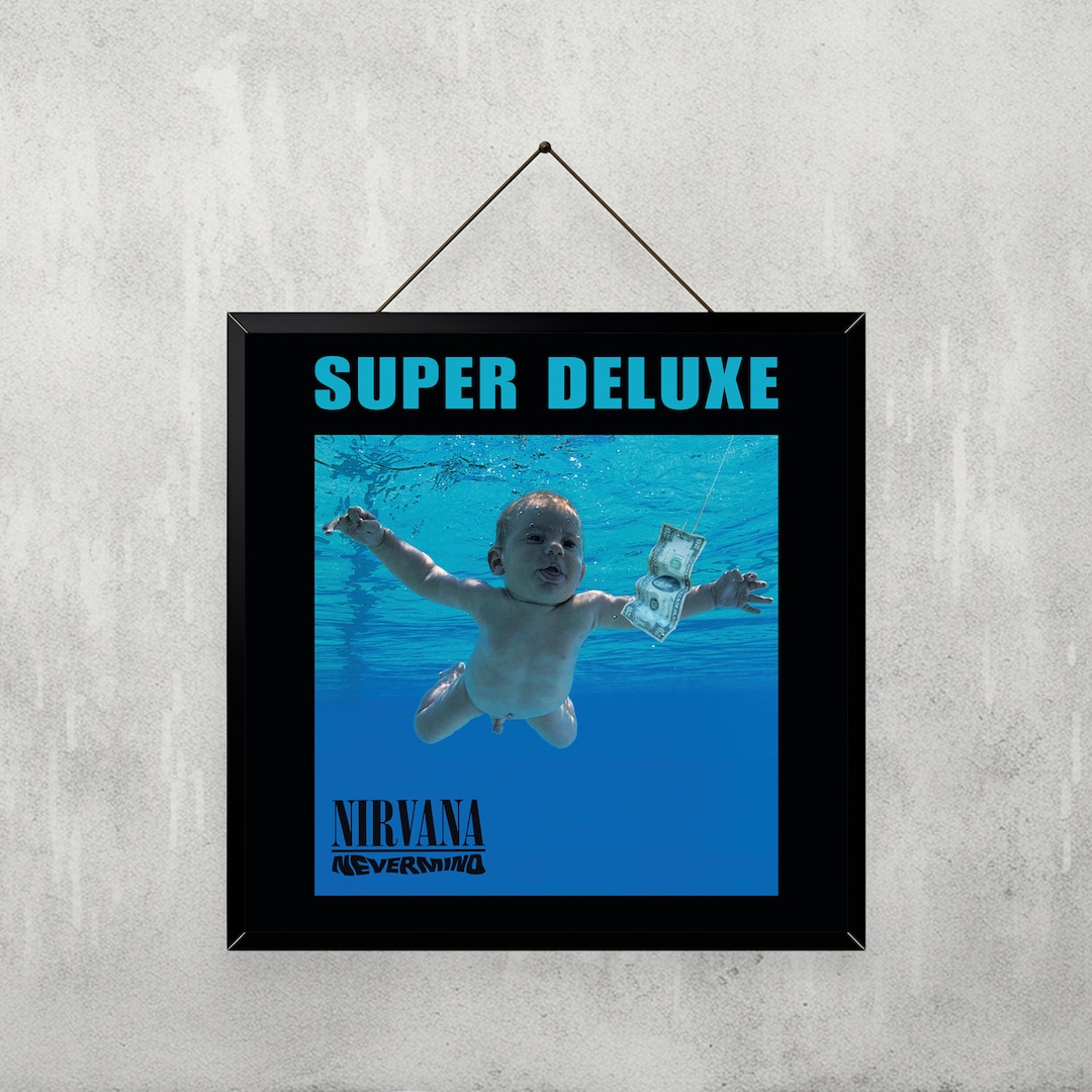 Nirvana Album Cover Poster-nevermind super Deluxe Edition album Print ...