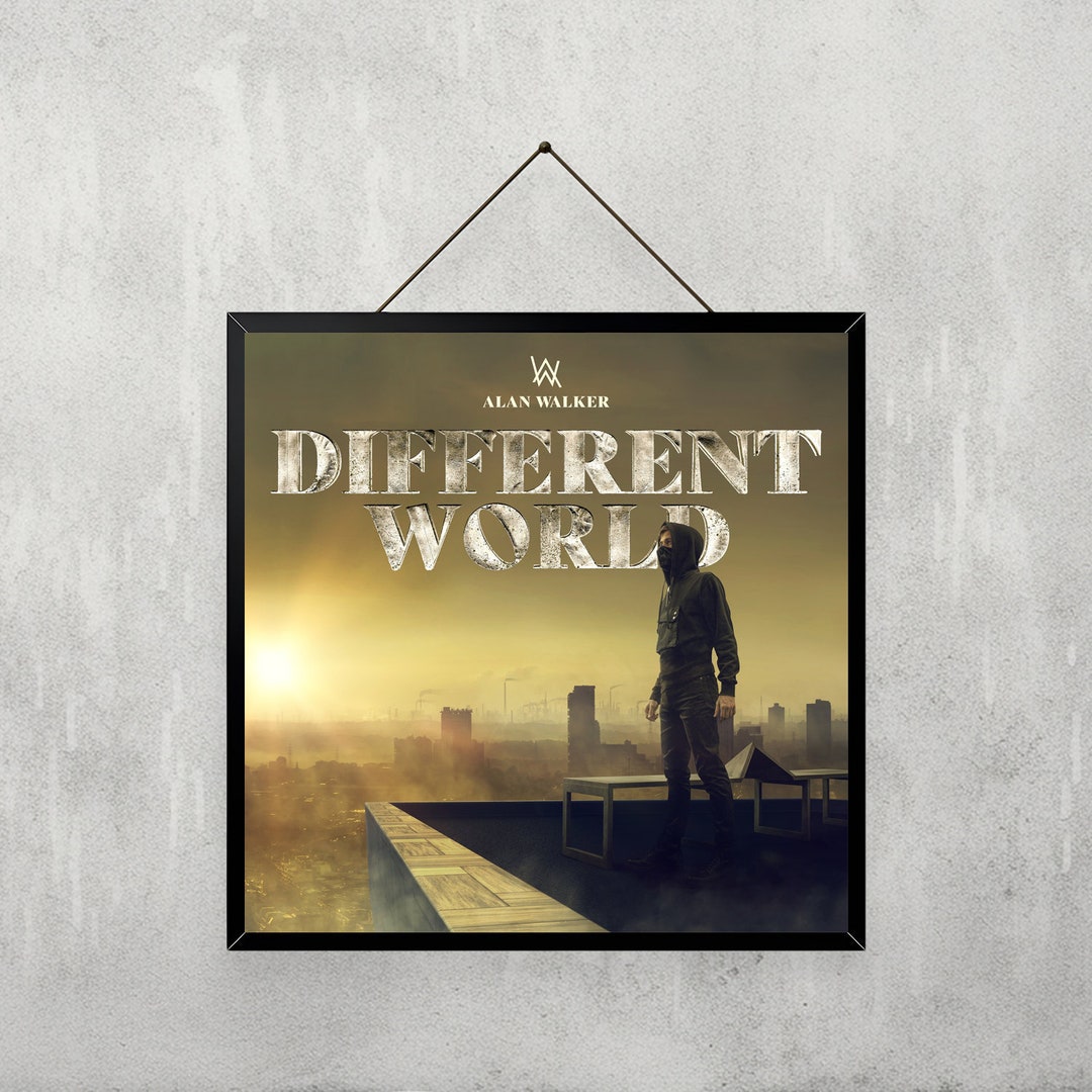 Alan Walker Album Cover Poster-different World album Print-unframed ...