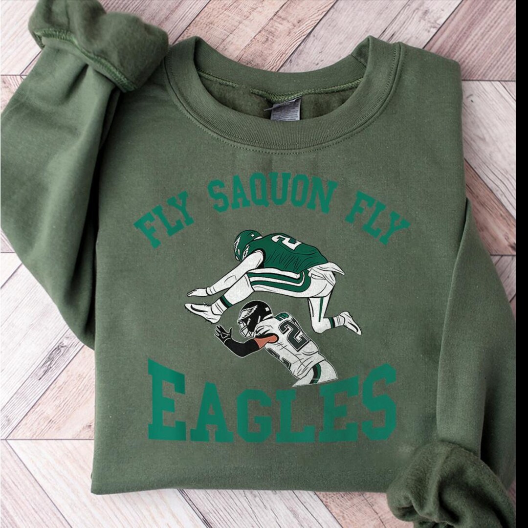 Fly Saquon Fly Vintage the Reverse Hurdle T-shirt, Saquon Barkley Jump ...