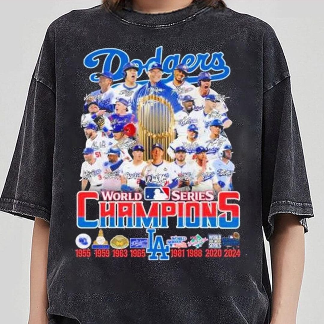 Los Angeles Dodgers World Series Champions 2024 MLB Best Season ...