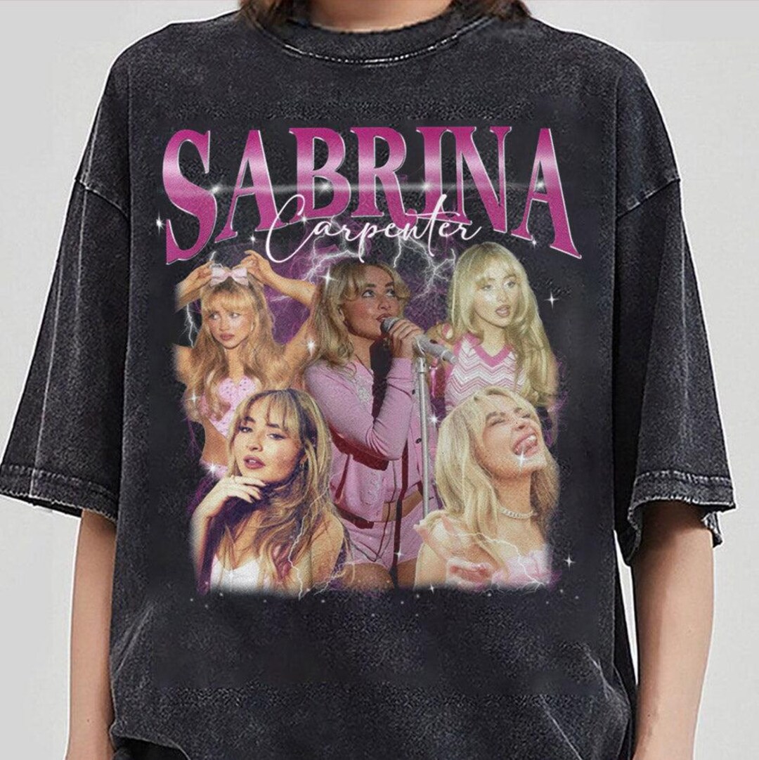 Vintage Sabrina Carpenter Shirt, Retro90s Bootleg Rap Shirt, Eras Tour ...