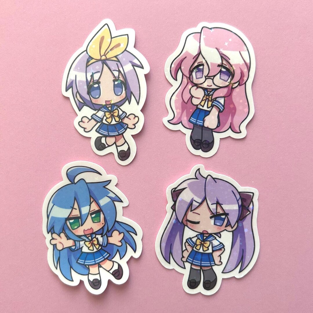Lucky Star Vinyl Stickers - Etsy