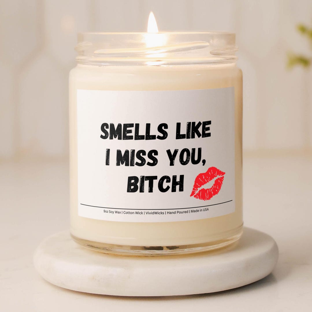 I Miss You Candle Long Distance Gift for Boyfriend Funny Candle Couple ...