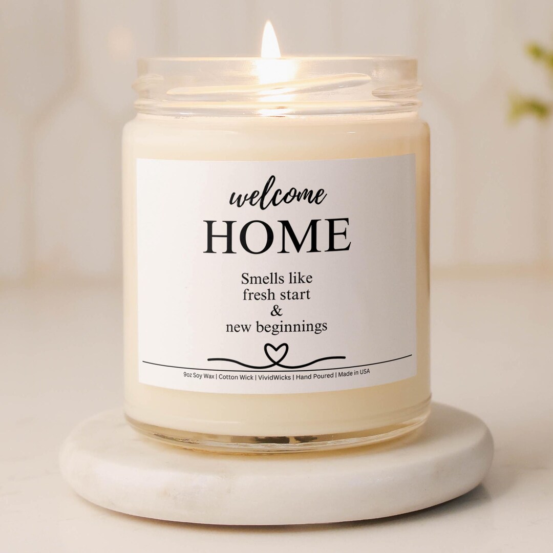 Welcome Home Candle, Smells Like Fresh Starts and New Beginnings, New ...