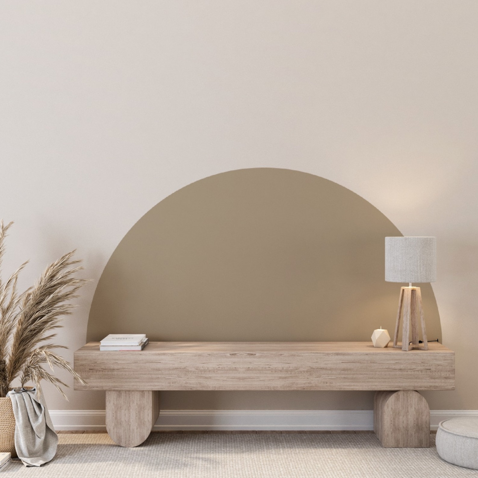 Semicircle Sticker, Half Circle Decal, Arch Wall Decal, Semi Round ...