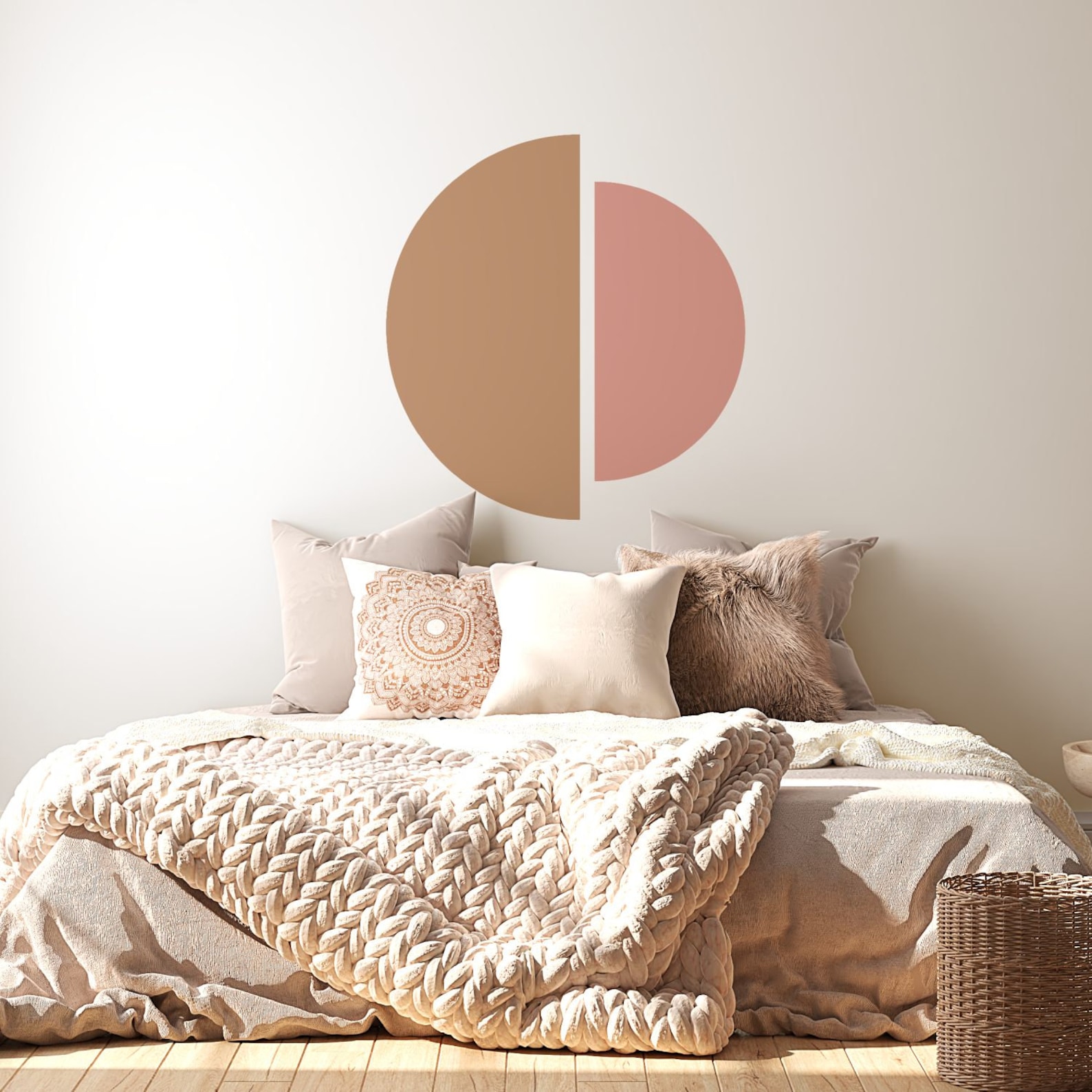 Semicircle Sticker, Half Circle Decal, Arch Wall Decal, Semi Round ...