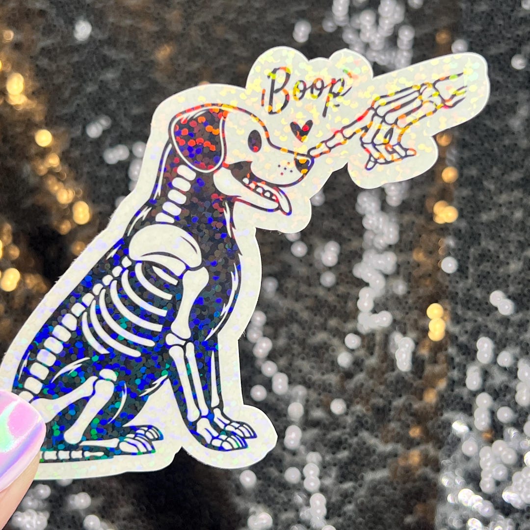 Boop Puppy Dog Holographic Sticker | Dog Lover Gift Decal | Puppy Love ...