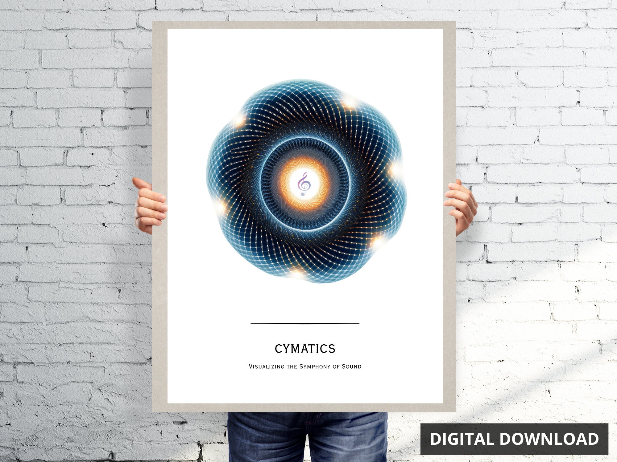 Cymatics Art Print: Visualizing the Symphony of Sound Hi-res 300dpi ...