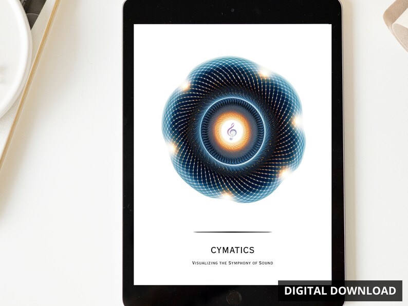 Cymatics Art Print: Visualizing the Symphony of Sound Hi-res 300dpi ...