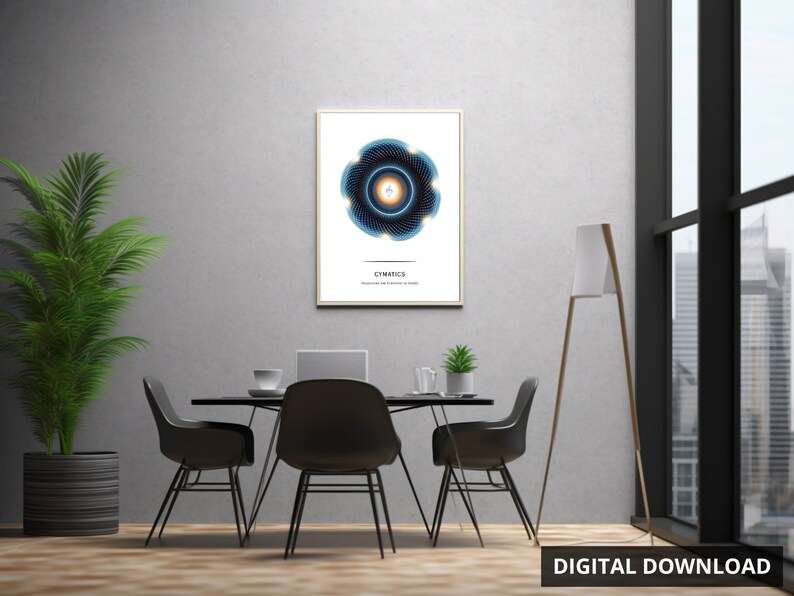 Cymatics Art Print: Visualizing the Symphony of Sound Hi-res 300dpi ...