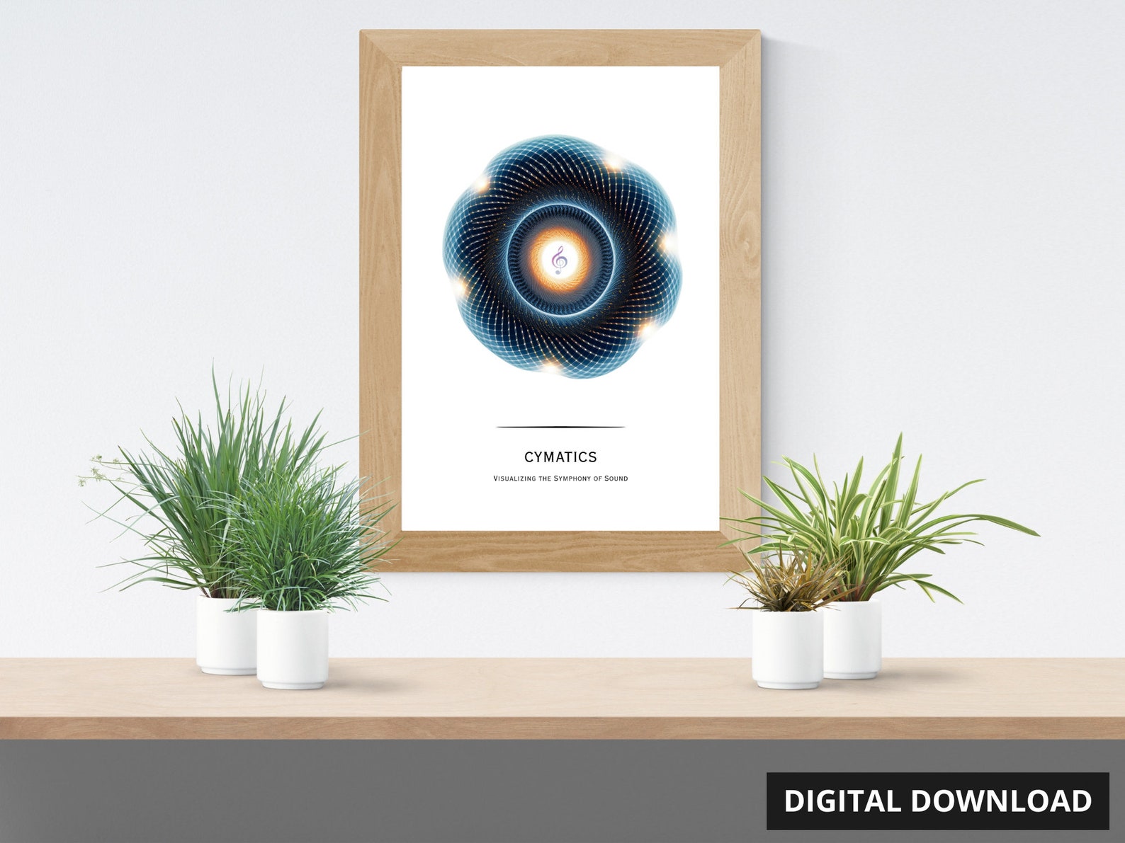 Cymatics Art Print: Visualizing the Symphony of Sound Hi-res 300dpi ...