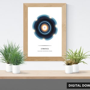 Cymatics Art Print: Visualizing the Symphony of Sound Hi-res 300dpi ...