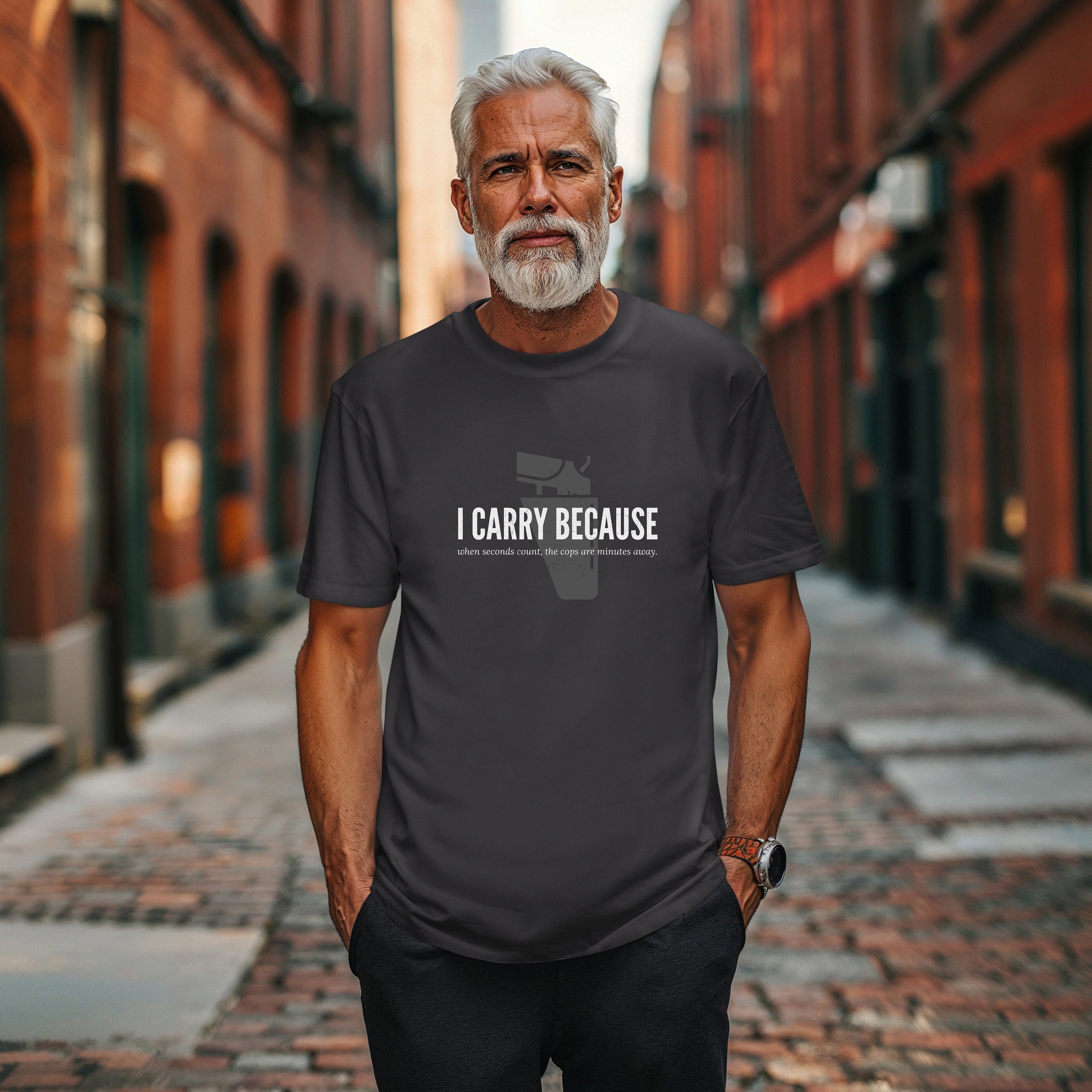 Gun Owner Rights T-shirt: i Carry Because 2nd Amendment, Concealed ...