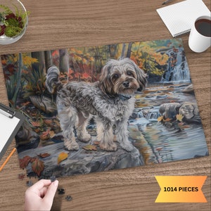 Havanese Dog Jigsaw Puzzle, 3 Sizes Available From 252 to 1,114 Pieces ...