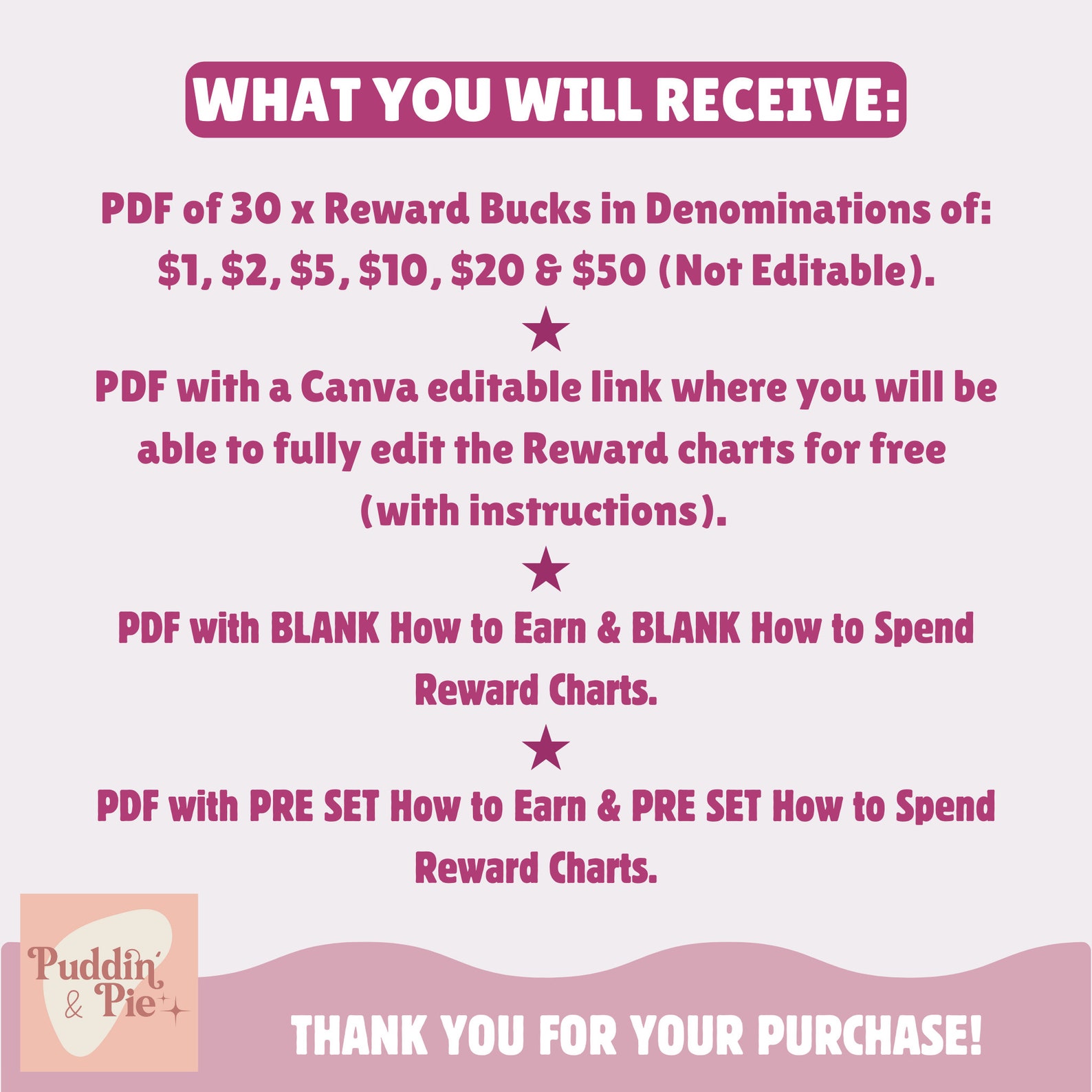 Kids Reward Bucks, Editable Kids Reward Bucks, Printable, Mum Bucks ...