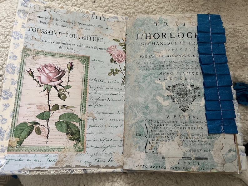 French Inspired Junk Journal - Etsy