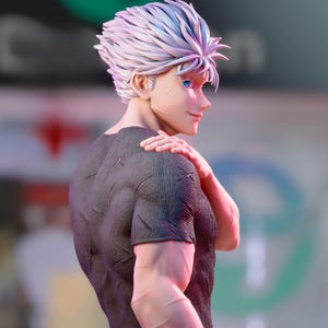 Fan_ Art_gojo Anime Inspired 3D Printed Figurine Hand-painted ...