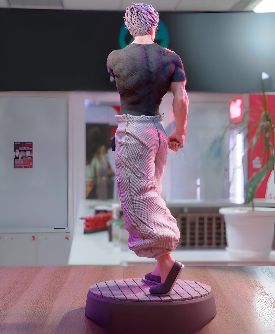 Fan_ Art_gojo Anime Inspired 3D Printed Figurine Hand-painted ...