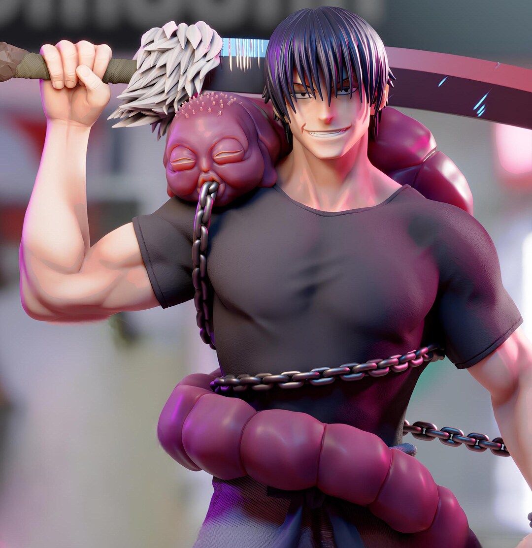 Fan_ Art_toji Anime Inspired 3D Printed Figurine | Hand-painted Anime ...