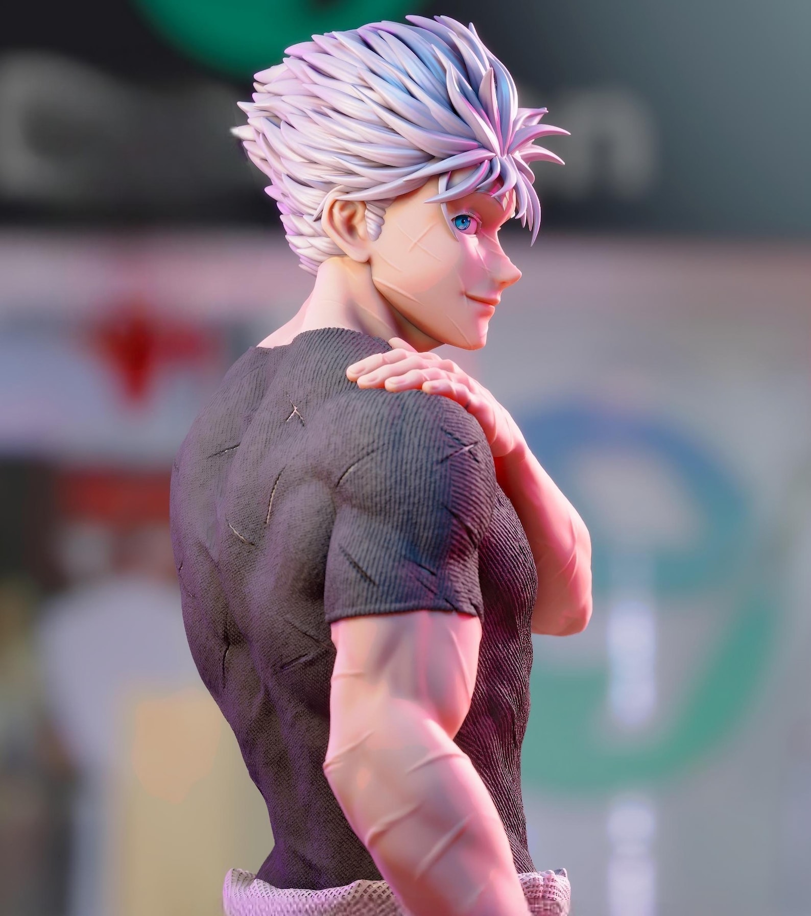 Fan_ Art_gojo Anime Inspired 3D Printed Figurine | Hand-painted ...