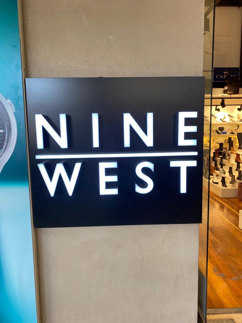 3D Custom Business Illuminated Decor Signage Wall, Personalized Office ...